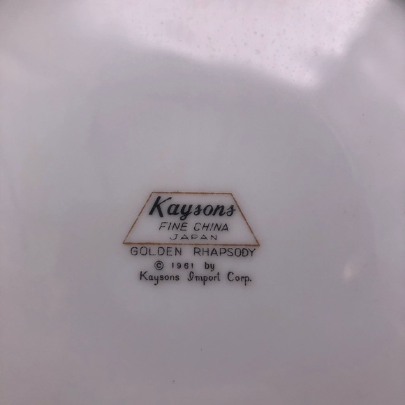Kitchen | Kaysons Fine China Golden Rhapsody Lot Of 1 | Poshmark